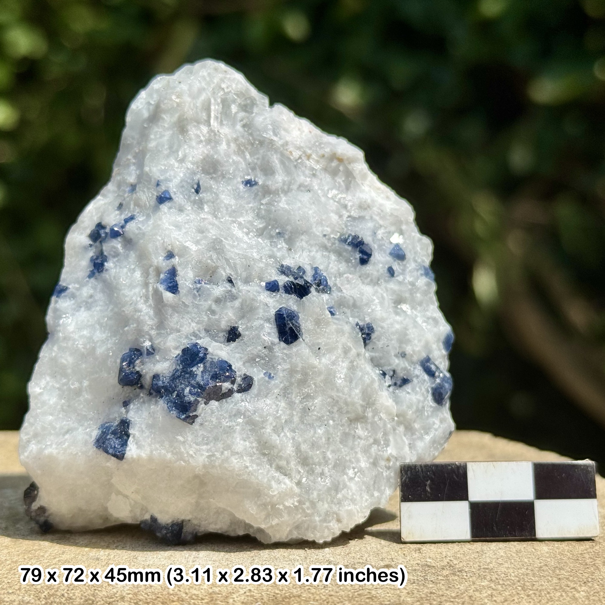 RARE: Blue Spinel Crystal | Hunza Valley, Gilgit-Baltistan, Pakistan ...