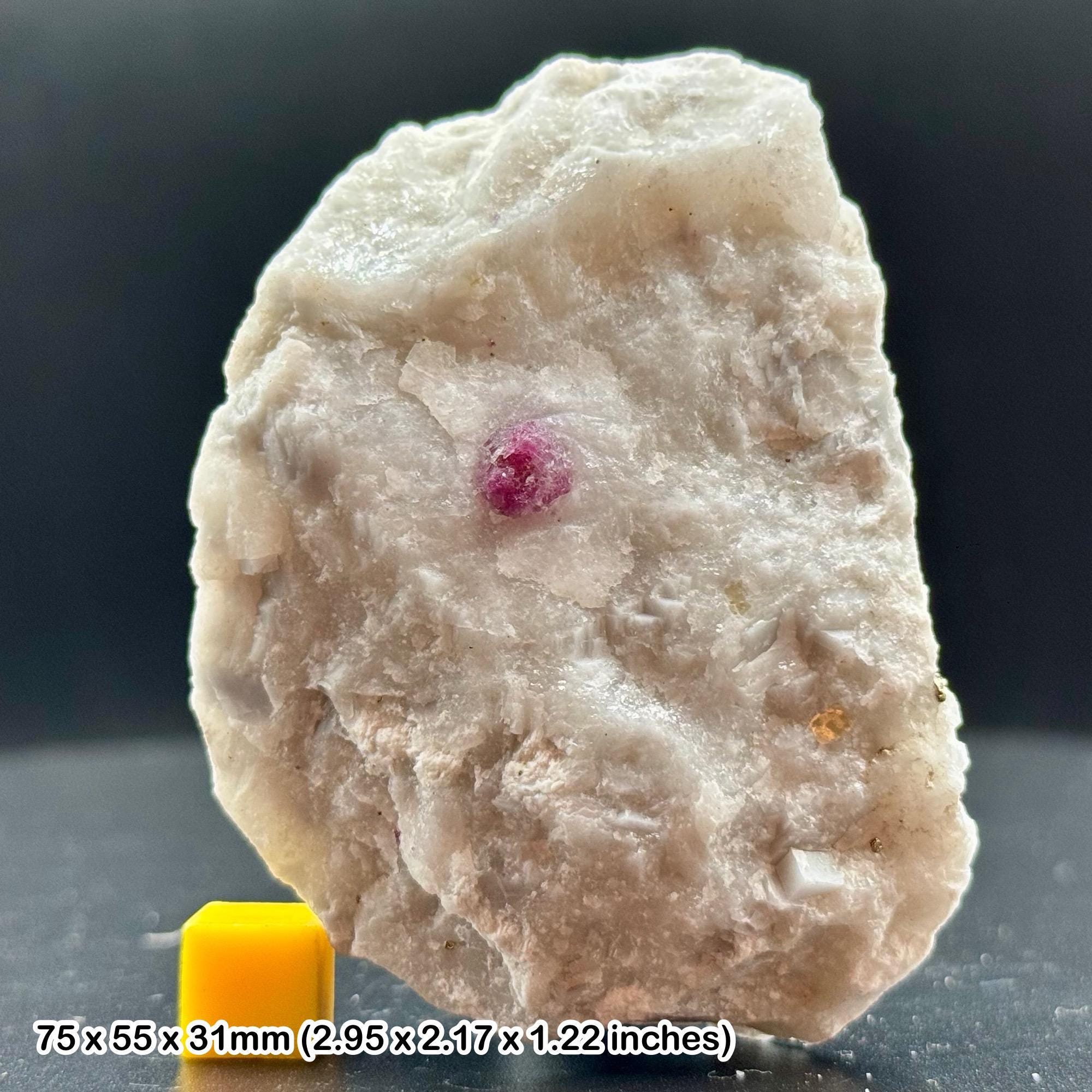 Grade a ruby on matrix with uv reactive fluorescence & pyrite, hunza ...