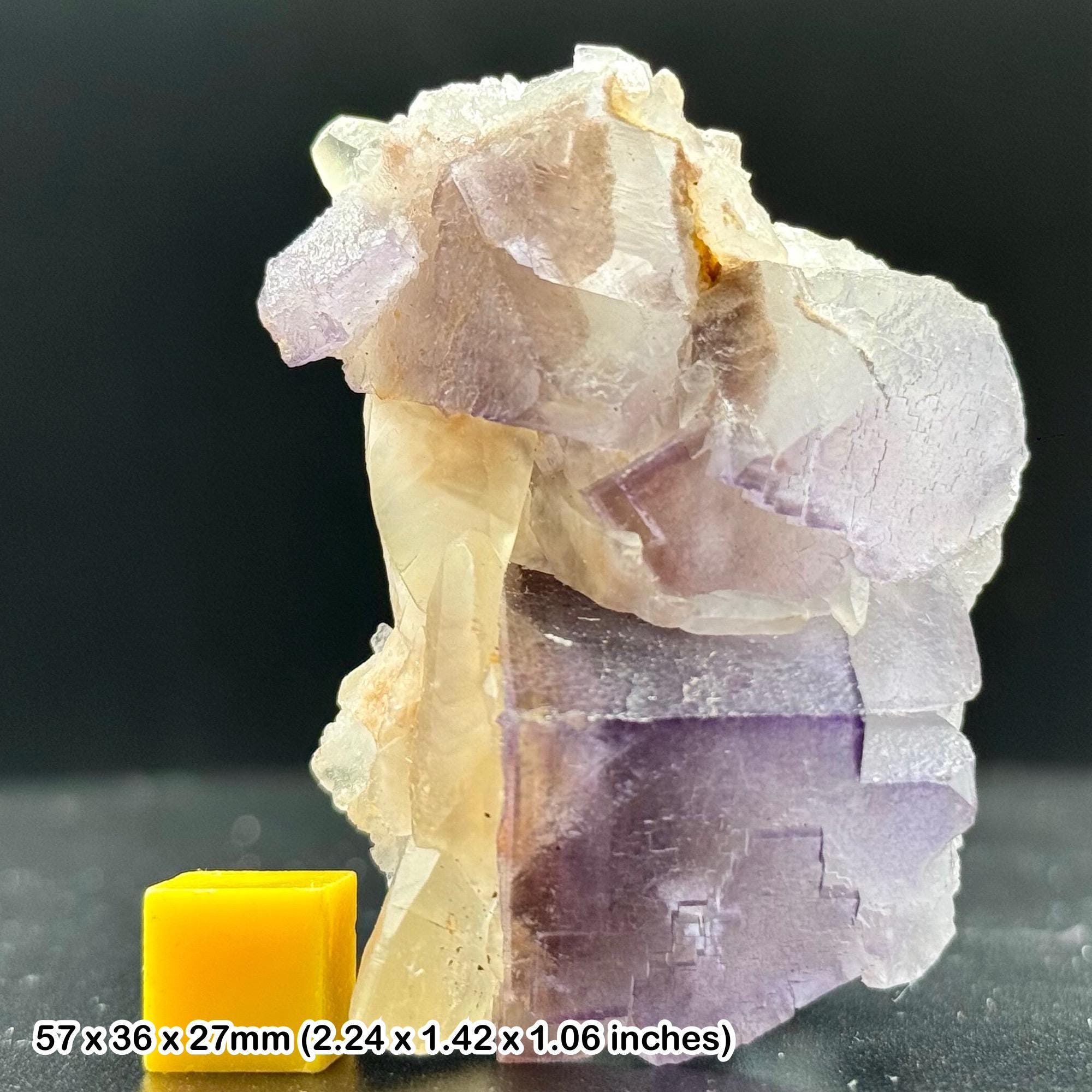 Grade A Cubic Purple Fluorite Natural Crystal Balochistan Pakistan ...